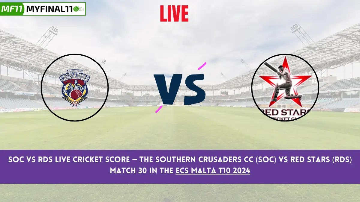 SOC vs RDS Live Cricket Score