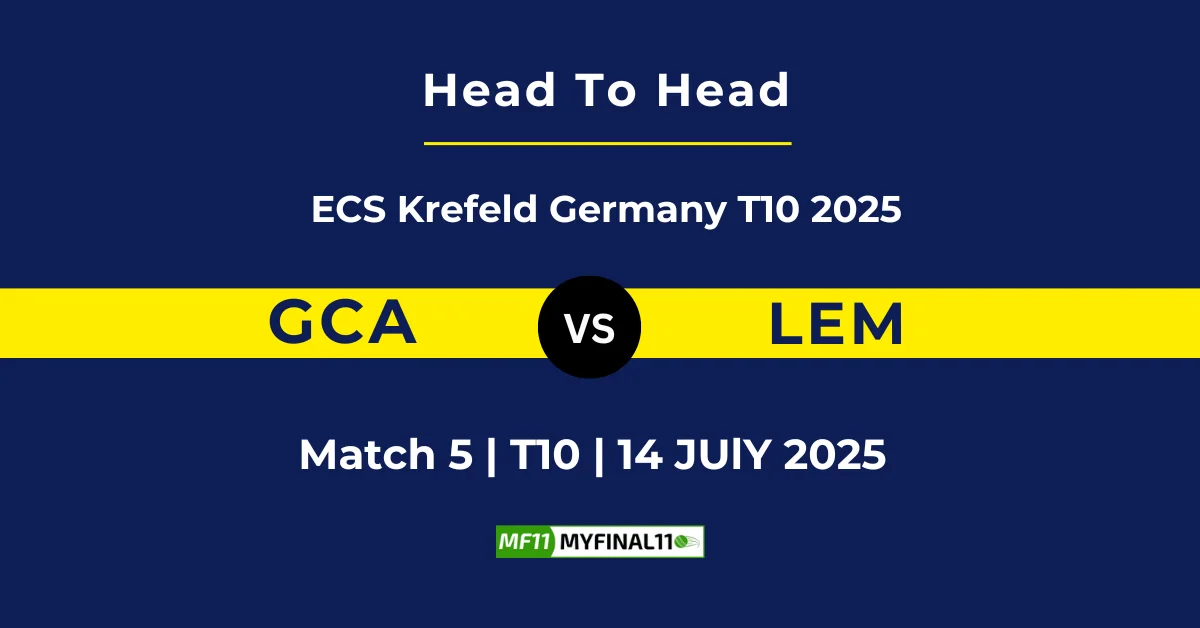 GCA vs LEM Player Battle Team Stats - ECS T10 Germany 2025